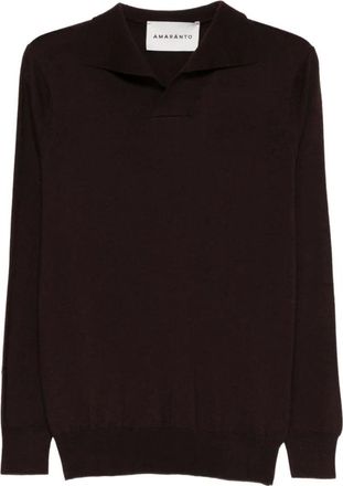 Amaranto Amaránto, Herren, Strickwaren, Braun, XLGröße