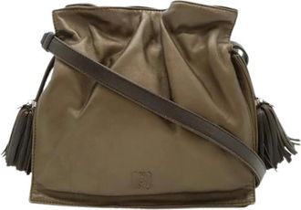 Loewe Sac bandouli&egrave;re 2 voies Flamenco 22 Pre-owned - Femme - Pre-owned - Brun - Taille: ONE Size