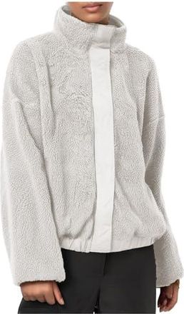 Generic 2026 Vestes pour femmes Faux manteaux courts courts, blanc, XXL