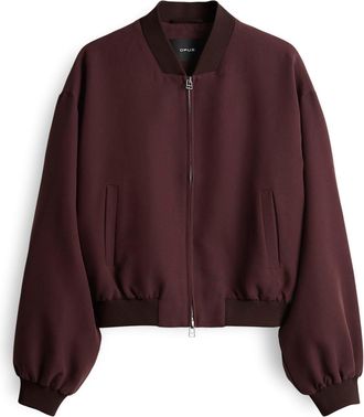 OPUS Damen Jacke | JALEA Iconic Regular Blouson aus Viskose Mix Dark Grape, 40