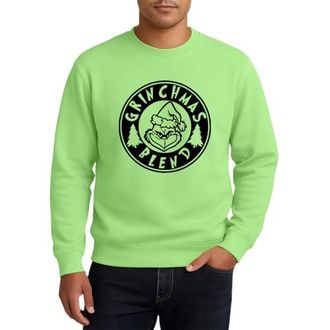 Generic Le Grinch Pull De Noel Homme Moche Sweatshirts Famille The Enfant Pulls Pyjama Christmas Noel Sweat Sweater Ugly col Rond Vetement Drole Adulte Femme 