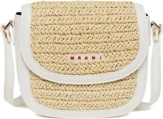 Marni Femme, Sacs, Beige, Taille: ONE Size Smile Shoulder Bag