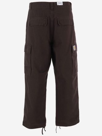 Carhartt Work in Progress Cotton Twill Cargo Pants - Brown