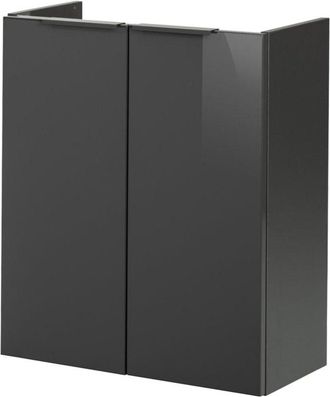 Fackelmann Sbc Beckenunterschrank 55 Anthrazit - Fackelmann