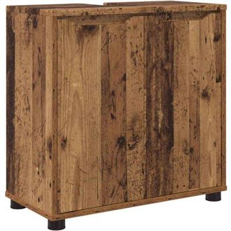 vidaXL Badezimmerwaschbecken-Schrank mit Regal Altholz 60 x 30 x 60 cm vidaXL