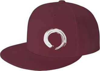Generic Zen Enso Femme Homme Casquette De Baseball R&eacute;glable Chapeaux Pare-Soleil Mode Snapback Chapeau pour Golf Adulte P&ecirc;che