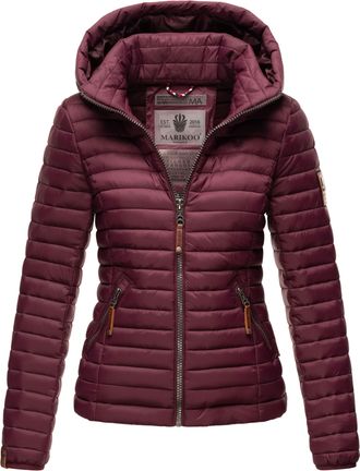 Marikoo Damen Steppjacke - Löwenbaby, leicht mit abnehmbarer Kapuze