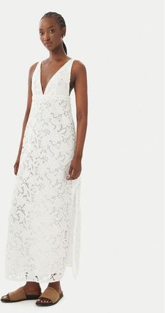 Michael Kors Sommerkleid MS683HIKR1 Wei&szlig; Slim Fit