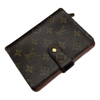 Louis Vuitton Portefeuille en cuir Pre-owned - Femme - Pre-owned - Brun - Taille: ONE Size