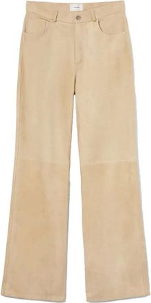 Haikure Femme, Pantalons, Beige, Taille: W27 Korea Suede Pant