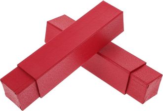 TOPBATHY Foto Aufbewahrungsbox 2 St&uuml;ck Rot Kunststoff 23x38cm Bildrollen Kalligraphie Organizer Staub Feuchtigkeitsgesch&uuml;tzt F&uuml;r Kunst Handwerk