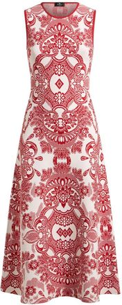 Etro Midikleid mit Jacquardmuster - Rot