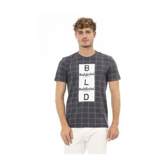 Baldinini Homme, Tops, Gris, Taille: L Trend Cotton T-Shirt