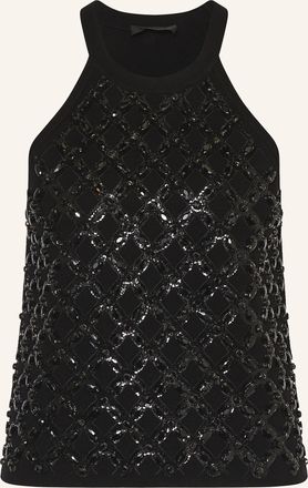 Liu Jo Liu Jo Stricktop Mit Schmucksteinen schwarz