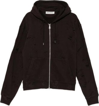 Our Legacy Rascal Hood - Homme - Sweatshirts et sweats &agrave; capuche - Brun - Taille: M