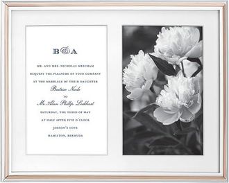 Kate Spade New York Rosy Glow Doppelrahmen, 12,7 x 17,8 cm, Rosa