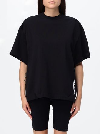 Jil Sander T-shirt en coton coupe d&eacute;contract&eacute;e &agrave; &eacute;paules tombantes