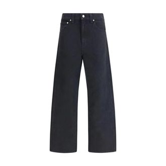 Khaite Femme, Jeans, Noir, Taille: W28 Jean droit classique en denim