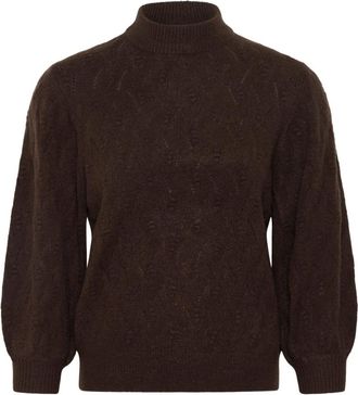 Kaffe Rollkragenpullover - - Knitwear - Damen - Braun - L