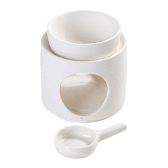 Generic Kerzenwachsbrenner, Keramik-Teelichthalter | &Ouml;ldiffusor aus Keramik - Duft&ouml;l- und Wachsdiffusor, multifunktionale Heimdekoration f&uuml;r Geburtstag, Weihn