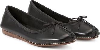 Clarks Ballerines Freckle Ice en cuir de vache