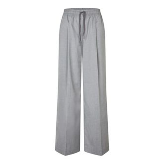 Sams&oslash;e & Sams&oslash;e Wide Hosen - - Trousers - Damen - Grau - XL