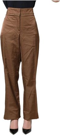 Cavalli Femme, Pantalons, Brun, Taille: 48 FR Pantalons
