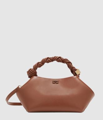 Ganni Sac Bou Small Butter Sorrel Horse