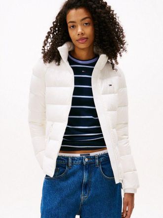 Tommy Jeans Steppjacke TJW SLIM ZIP PRINT DOWN JACKET