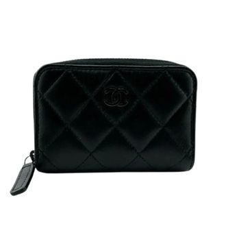 Chanel Portefeuille en cuir Pre-owned - Femme - Pre-owned - Noir - Taille: ONE Size