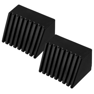 OSALADI 2 St&uuml;ck Quadratische Endkappen f&uuml;r Fitnessger&auml;te aus Strapazierf&auml;higem Material rutschfeste Bodenschoner f&uuml;r M&ouml;bel und Trainingsger&auml;te Vielseitig f&uuml;r 