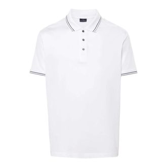 Paul & Shark Polo mit Streifenbesatz - - Tops - Herren - Wei&szlig; - XL