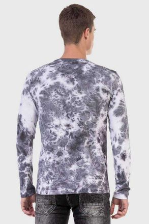 Cipo & Baxx T-Shirt Sweatshirts mit Allover-Muster und Logoprint