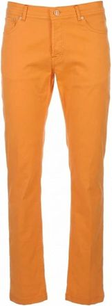 Kiton Homme, Pantalons, Orange, Taille: W32 Pantalons Slim-fit