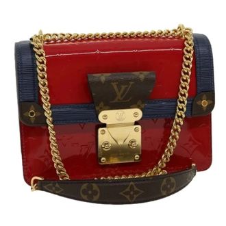 Louis Vuitton Sac bandouli&egrave;re en cuir verni vintage Pre-owned - Femme - Pre-owned - Rouge - Taille: ONE Size
