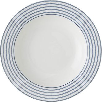 Laura Ashley Tiefer Teller, Suppenteller - Blueprint Candy Stripe - Ø22cm