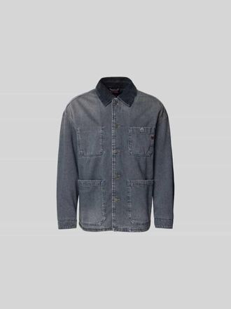 Diesel Regular Fit Hemdjacke in Denim-Optik