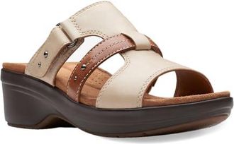 Clarks Sandales Tuleah Jane pour femme, Sable Combi., 9.5 Wide