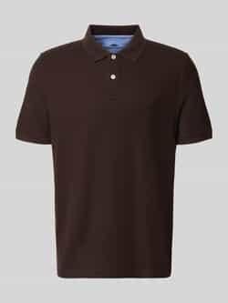 Fynch-Hatton Regular Fit Poloshirt mit Label-Stitching
