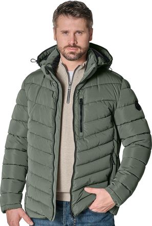 Casamoda Steppjacke CASAMODA, Herren, Gr. XL, gr&uuml;n, Steppware, Obermaterial: 100% Polyester, unifarben, regular fit h&uuml;ftbedeckend, Rundhals, abgesteppte Kante,