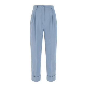 Hebe Studio Chinos - - Trousers - Damen - Blau - 3XL
