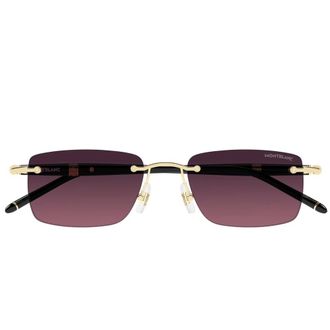 Montblanc Montblanc - Meisterst&uuml;ck Lunettes de soleil - unisex - Accessoires - Jaune - Taille: 54 MM