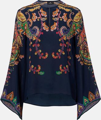 Etro Blouse imprim&eacute;e en soie