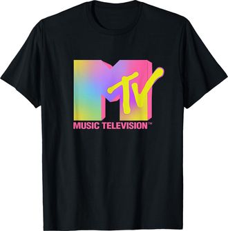 Giesswein Pink Neon Retro Music Television T-Shirt