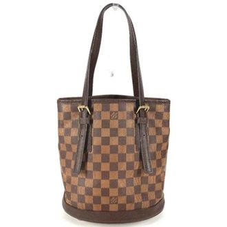 Louis Vuitton Sac bandouli&egrave;re vintage Damier en toile Pre-owned - Femme - Pre-owned - Brun - Taille: ONE Size