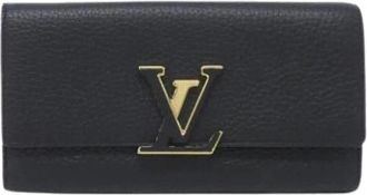 Louis Vuitton Pre-owned Long wallet (bi-fold) - Femme - Pre-owned - Noir - Taille: ONE Size