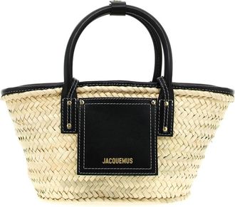 Jacquemus Femme, Sacs, Beige, Taille: ONE Size Le Petit Panier Soli sac shopping