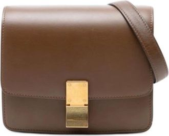 Celine Pre-owned Sac bandouli&egrave;re Classic Box - Femme - Pre-owned - Brun - Taille: ONE Size