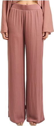 Patrizia Pepe Femme, Pantalons, Rose, Taille: 44 FR Pantalon Fluide Taille Haute
