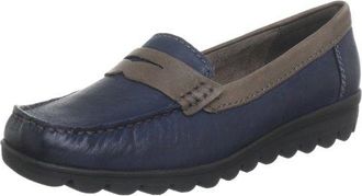Jana Femme Montego 2 8-8-24690-21 Mocassin, Bleu Marine 805, 40.5 EU